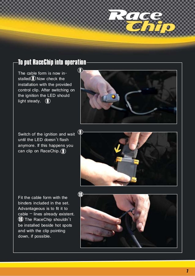 RaceChip Chiptuning Installations Guide EN