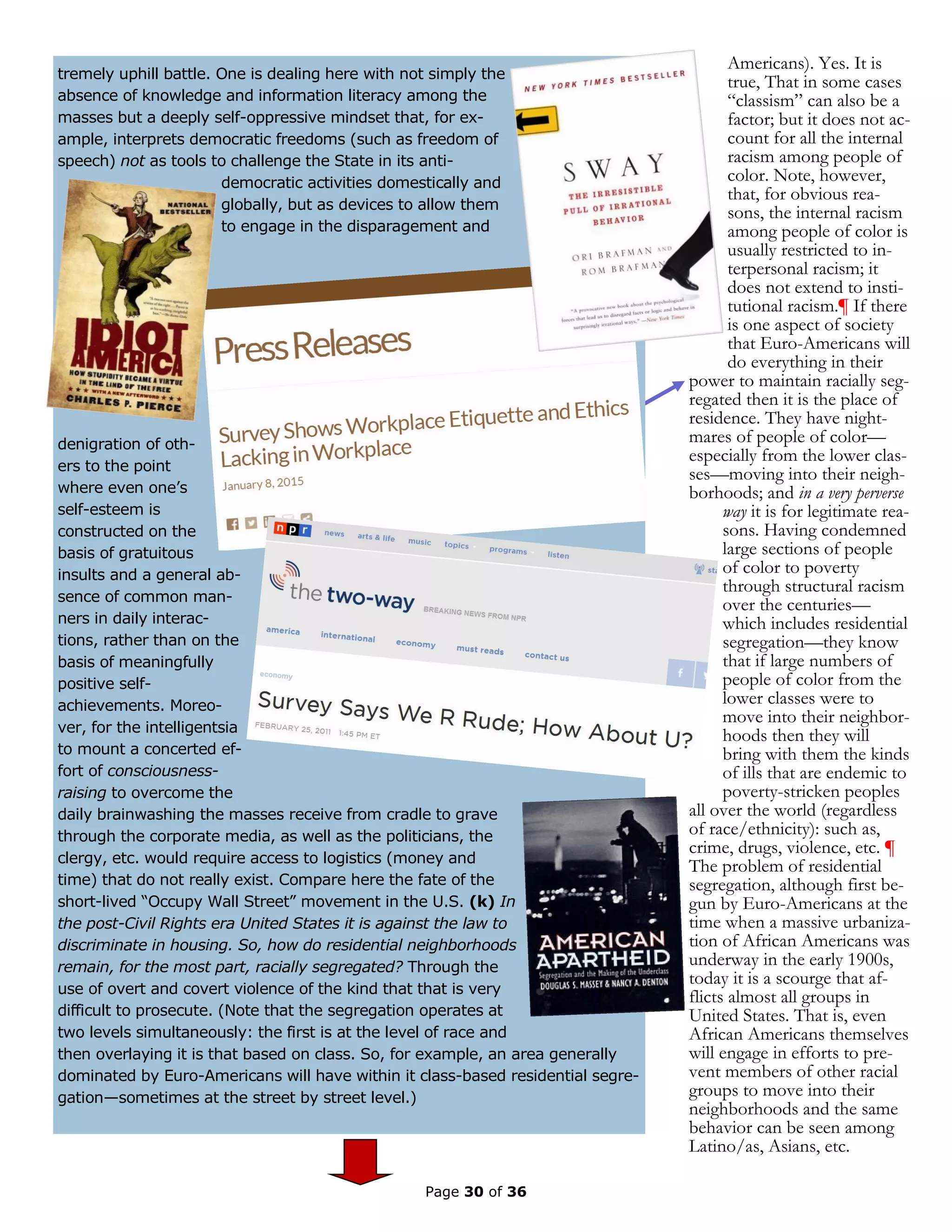 Race, Class, and Law in a Capitalist Democracy: A Poster Flowchart | PDF