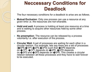 RACE CONDITION, DEADLCKS AND SEMAPHORE PRESENTATION | PPTX