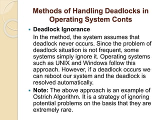 RACE CONDITION, DEADLCKS AND SEMAPHORE PRESENTATION | PPTX