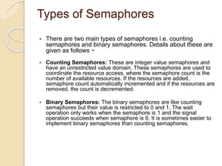 RACE CONDITION, DEADLCKS AND SEMAPHORE PRESENTATION | PPTX