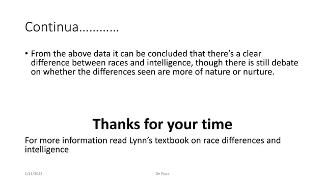 race difference and intelligence.pptx