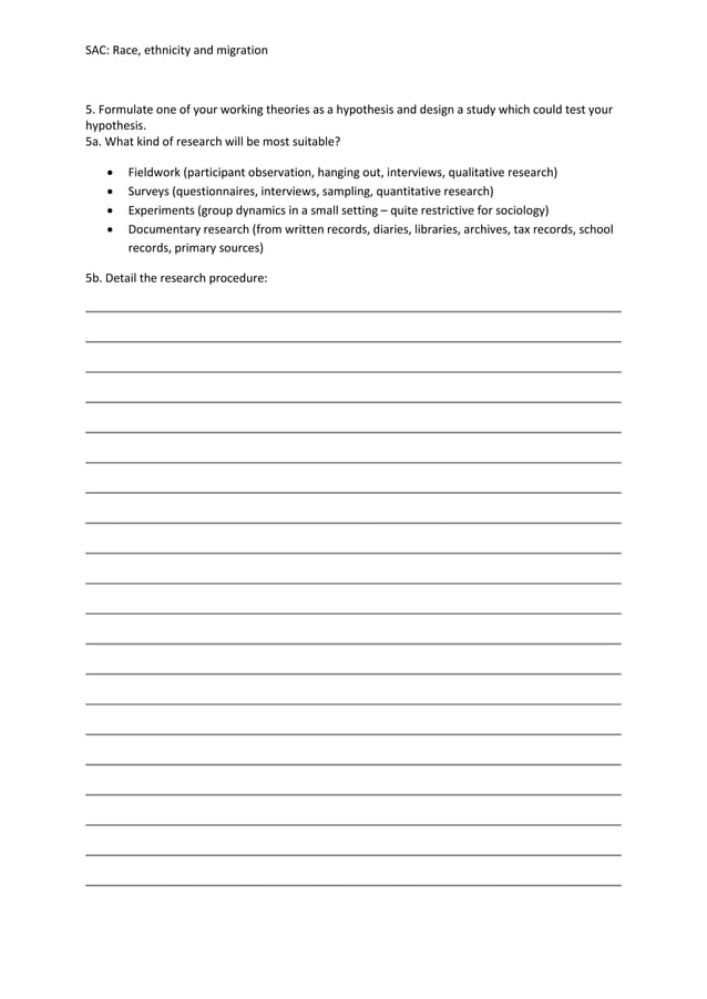 Race, ethnicity and migration seminar activity 3 | DOCX