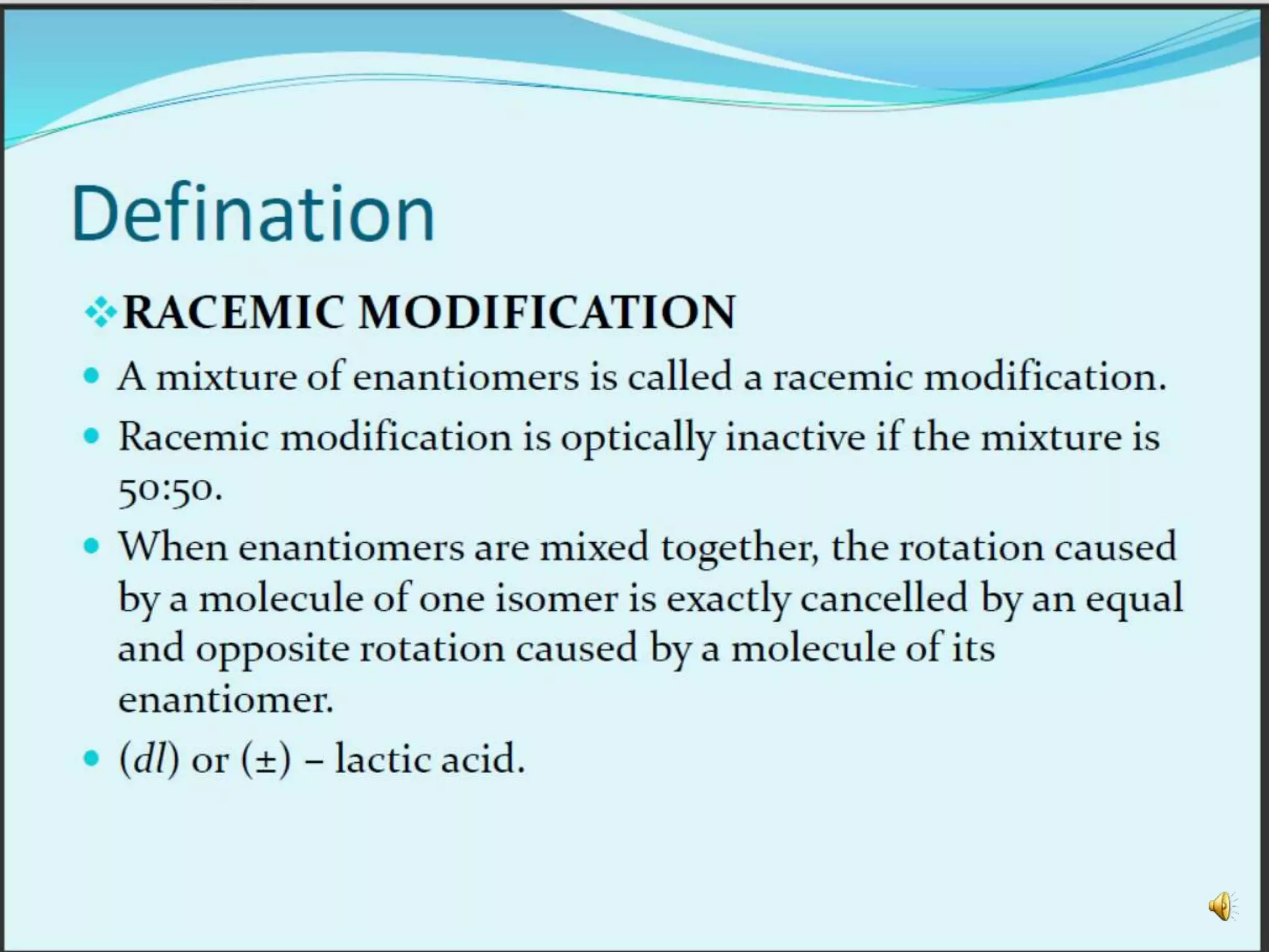 Racemisation process pharmaceutical organic chemistry | PPSX