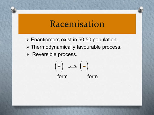Racemisation n resolution | PPTX