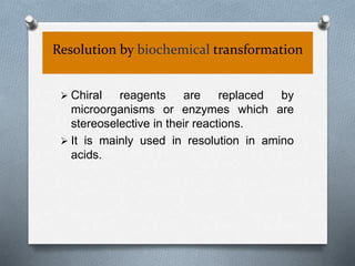 Racemisation resolution | PDF