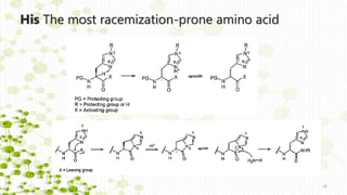 Racemization in peptide synthesis | PPTX | Chemistry | Science
