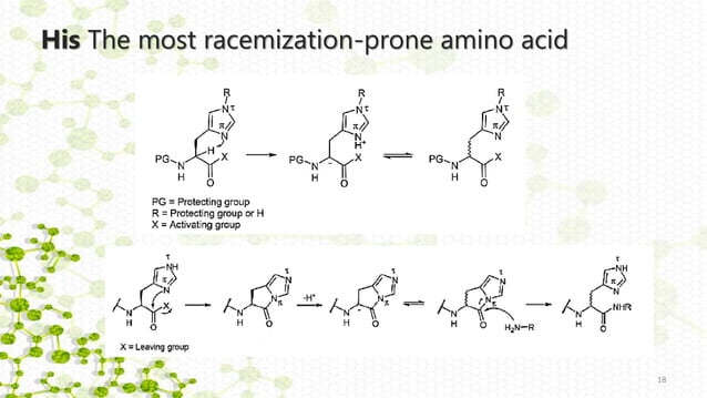 Racemization in peptide synthesis | PPTX | Chemistry | Science