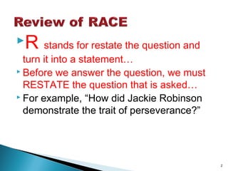 Race powerpoint | PPT