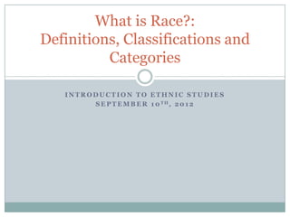 Race presentation | PPTX