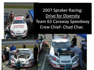 Racer Chad Chace | PPTX