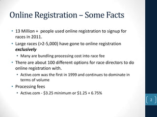 Online Race Registration | PPTX