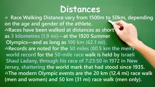 Race walking | PPTX