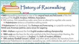 Race walking | PPTX