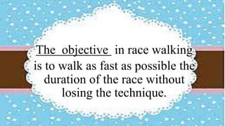 Race walking | PPTX