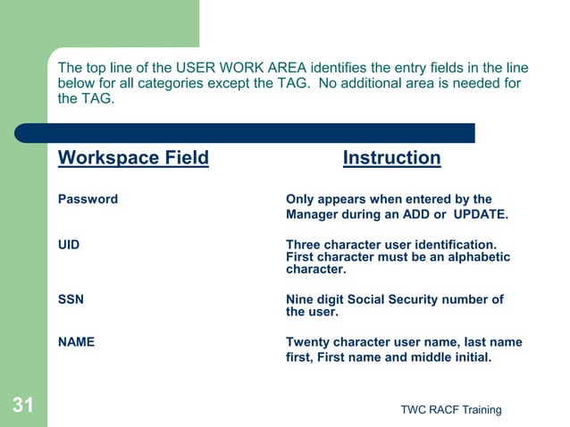 RACF Managers Operating Standards_Procedures.ppt