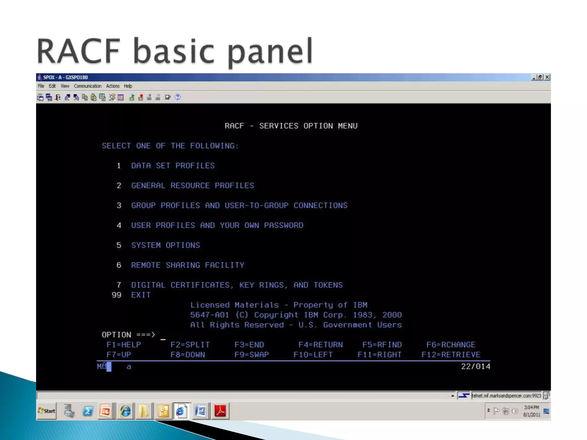 Resource Access Control Facility (RACF) in Mainframes | PPTX