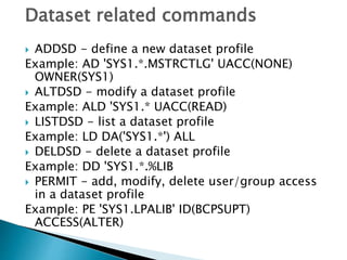 Resource Access Control Facility (RACF) in Mainframes | PPTX