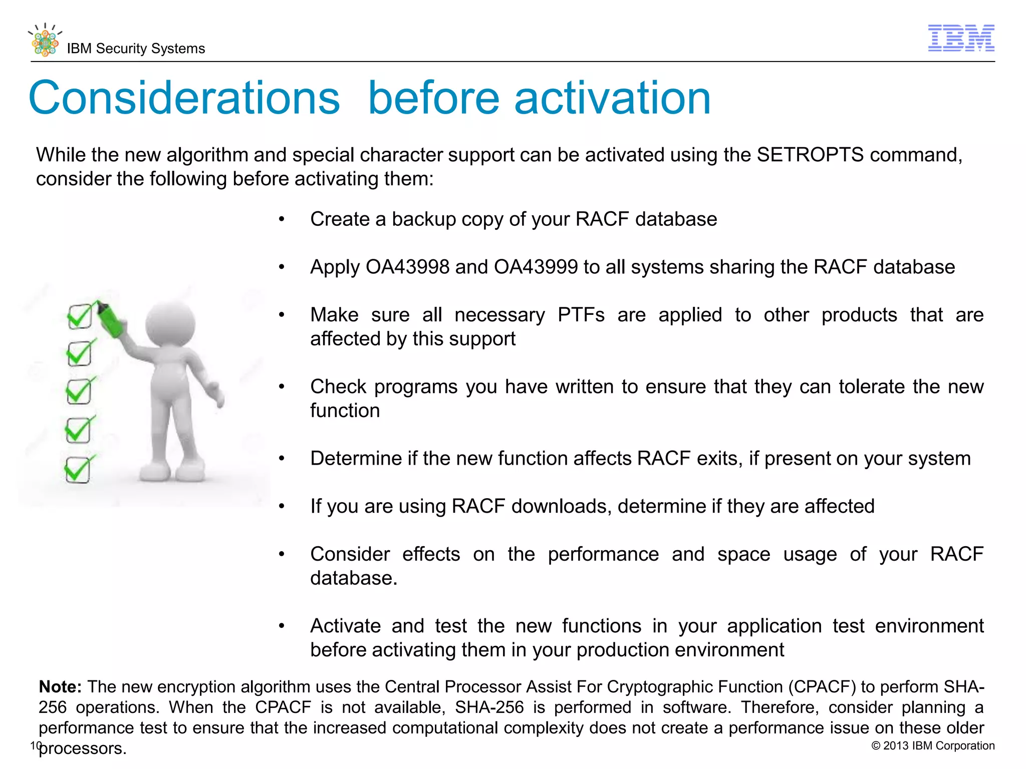 Racf psw enhancement | PDF