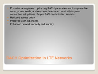 Understanding RACH in LTE: The Gateway to Network Access|TechLTE World ...