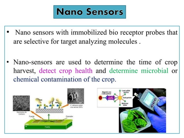Nanotechnology for crop improvement | PPTX | Chemistry | Science