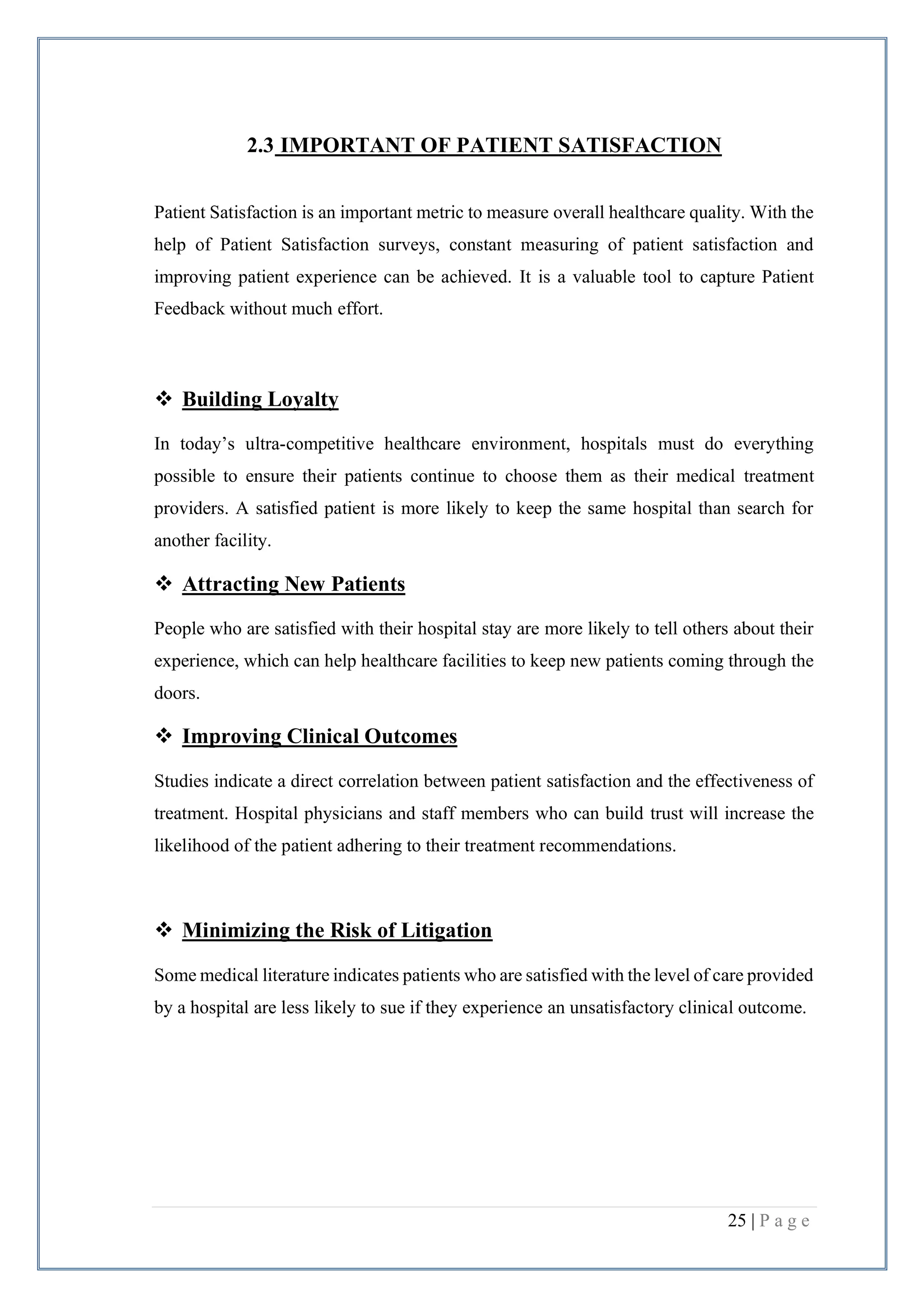 IPD in Patient Satisfaction | PDF