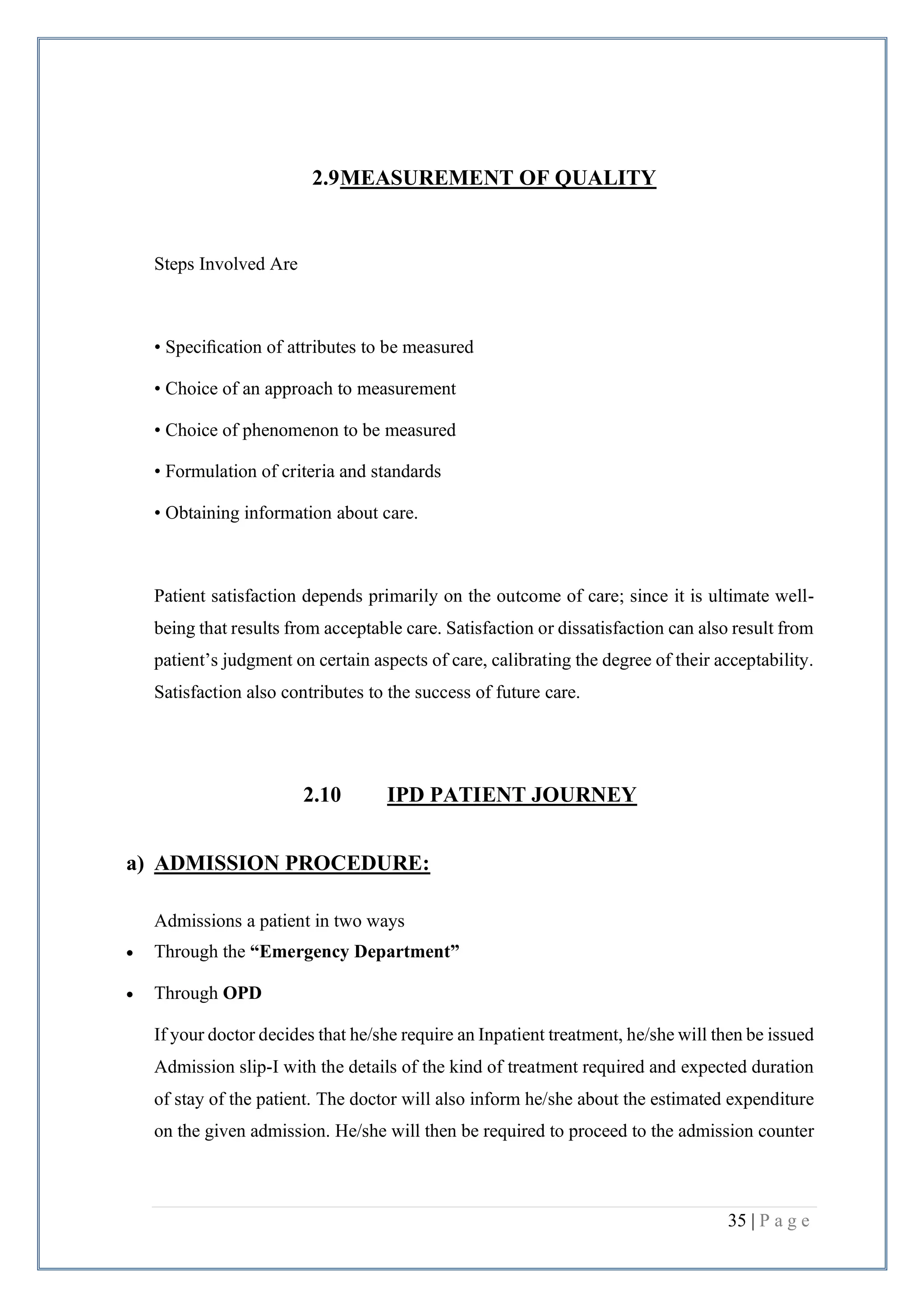 IPD in Patient Satisfaction | PDF