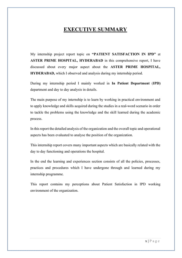 IPD in Patient Satisfaction | PDF