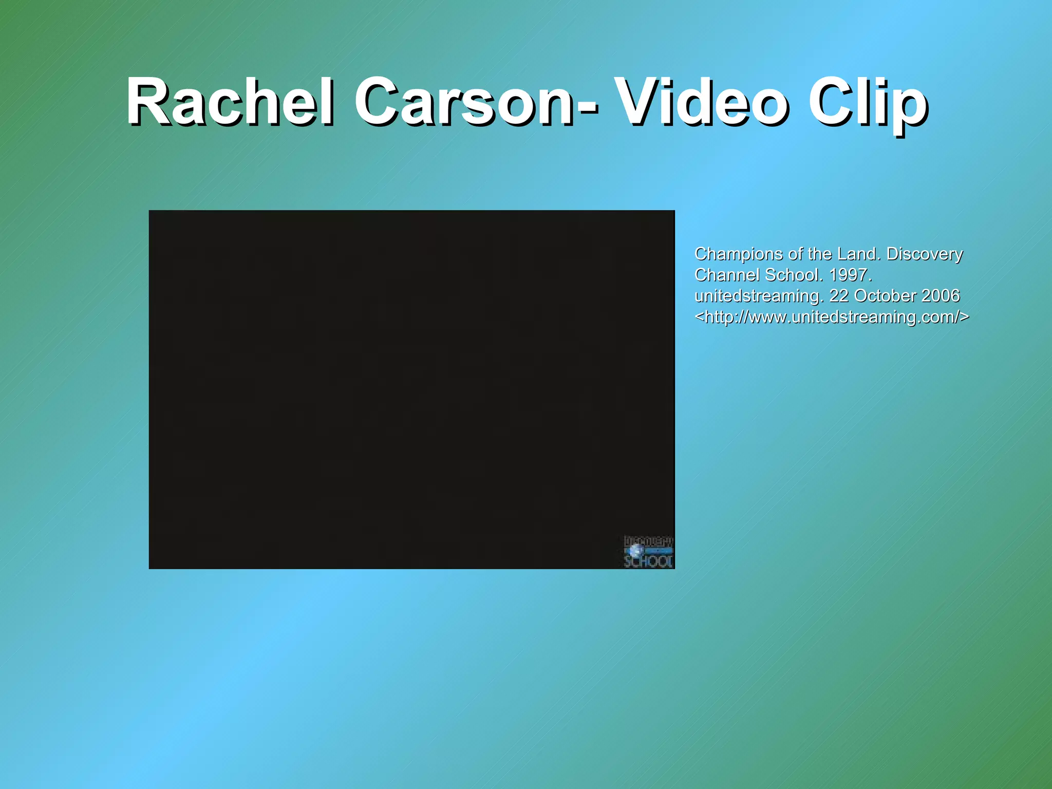 Rachel Carson | PPT