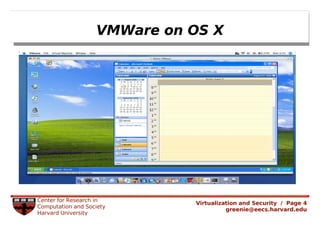 Rachel Greenstadt: Security and Virtualized Environments: An Overview | PDF