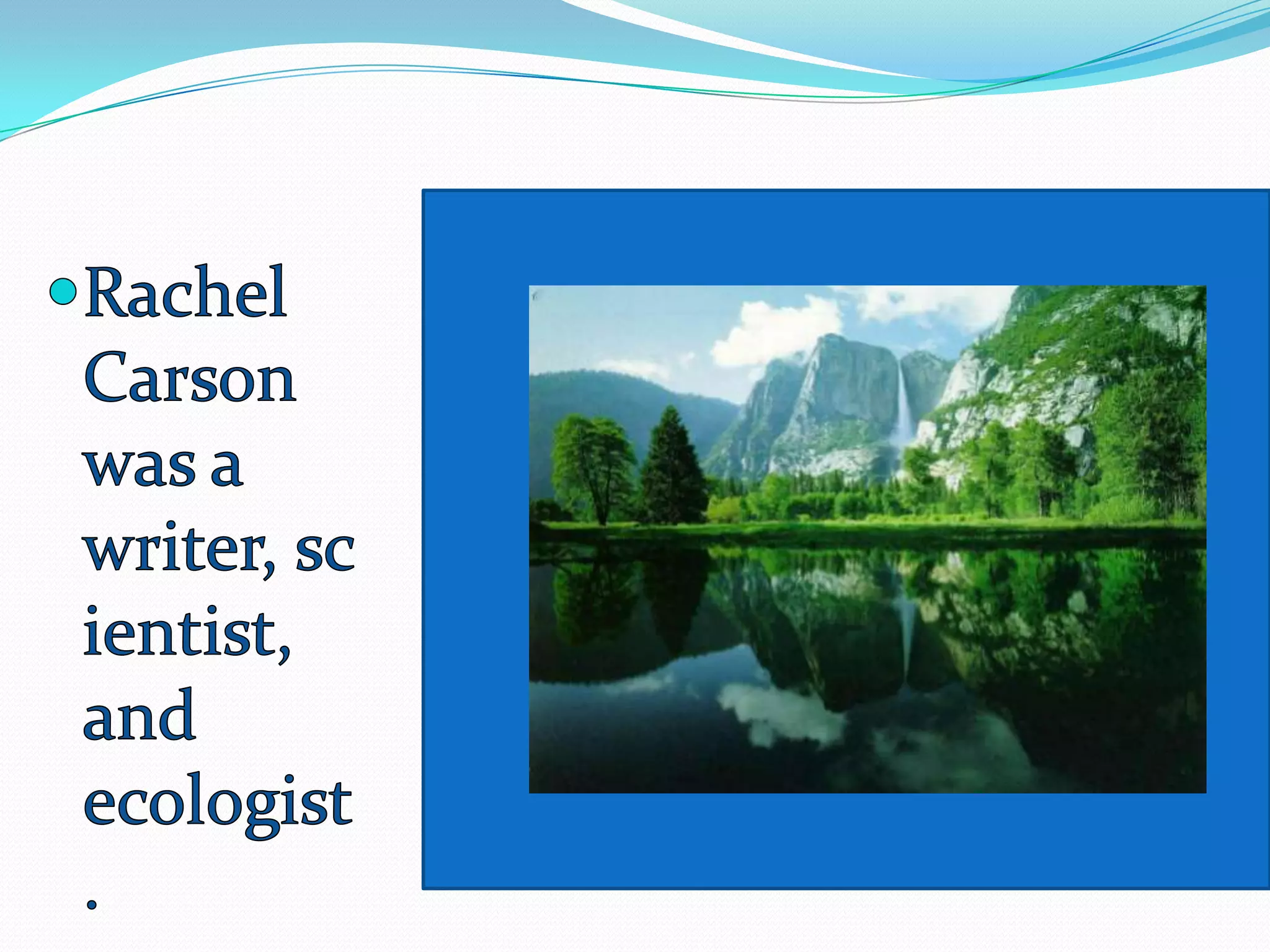 Rachel carson | PPTX