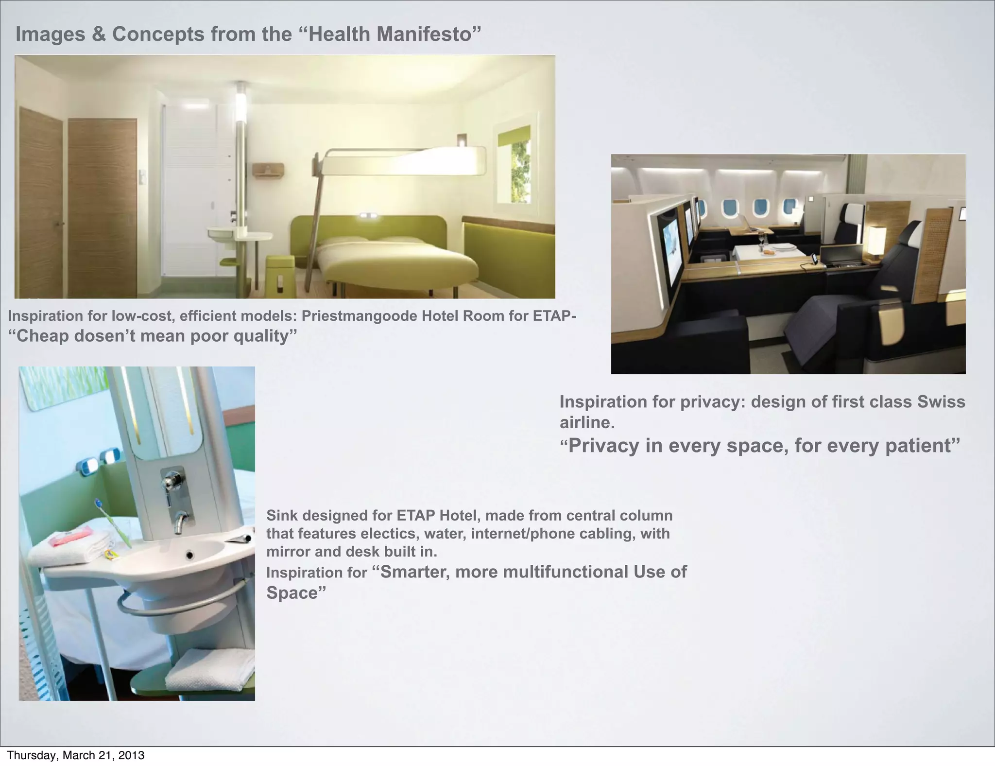 White Paper, "Healing Environments in Health Care" Presentation | PPT