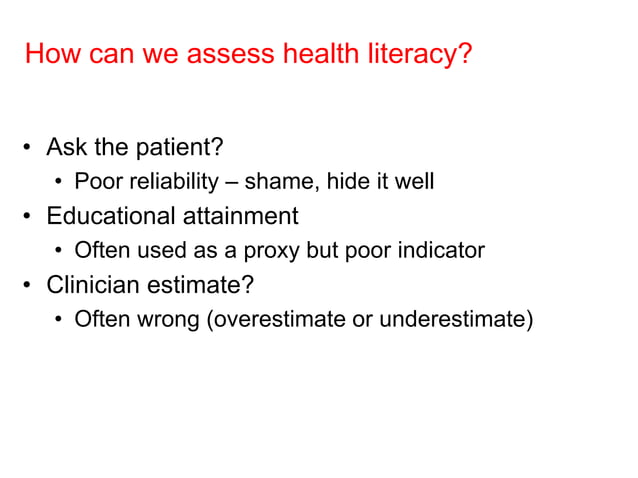 The Health Literacy Questionnaire (HLQ): A new approach to measuring ...