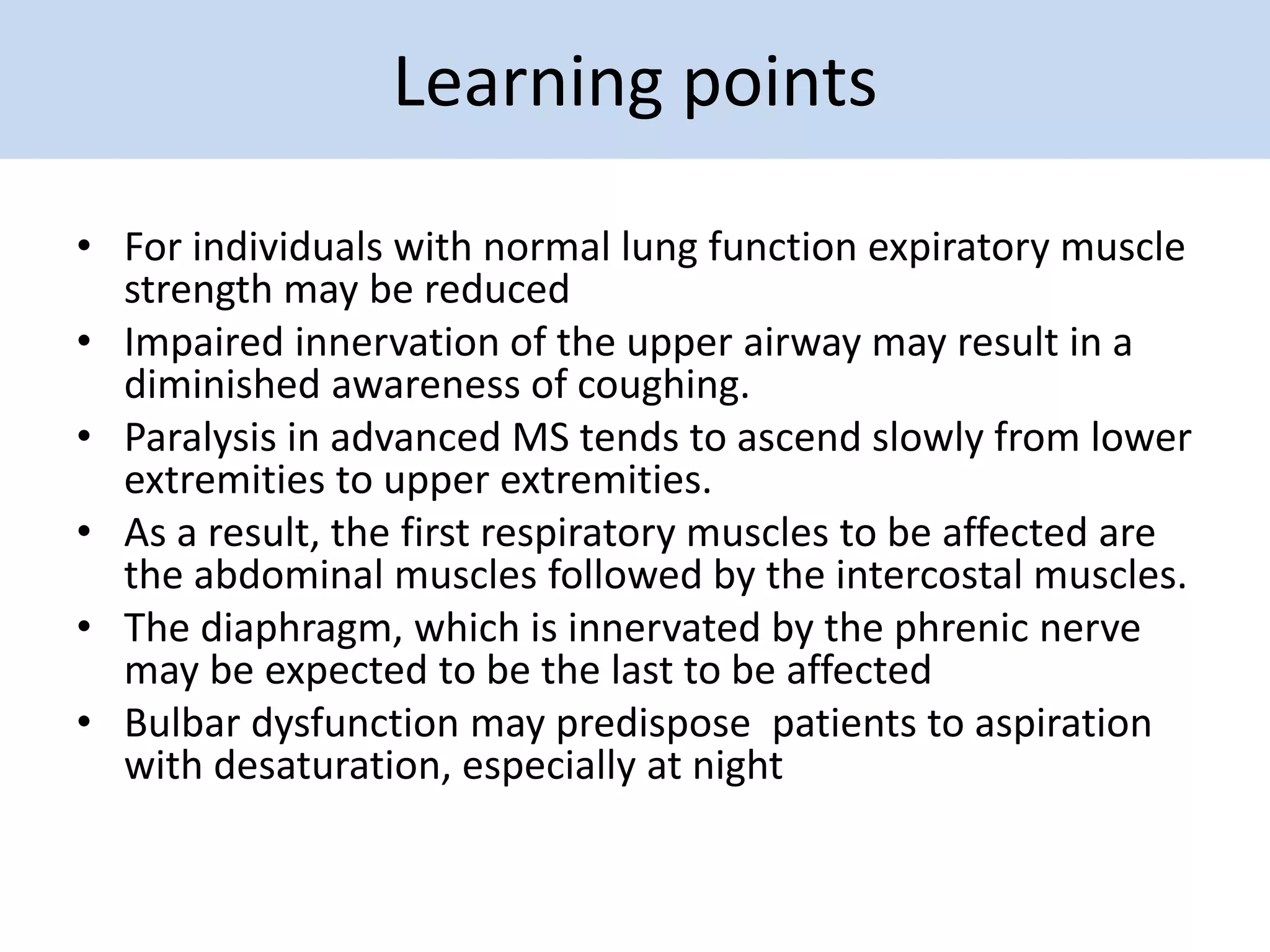 Managing respiratory symptoms in advanced MS | PDF