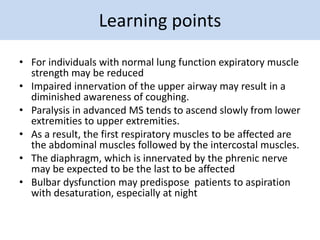 Managing respiratory symptoms in advanced MS | PDF