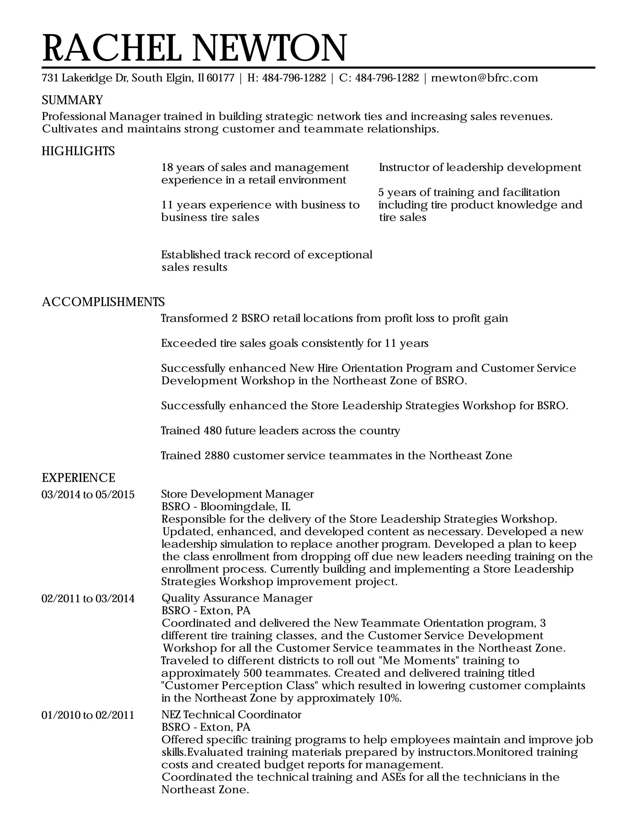 Rachel newton resume | PDF