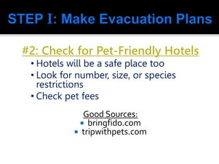Save Your Best Friend: Make a Pet Evacuation Kit | PPTX