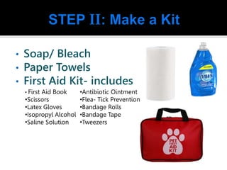 Save Your Best Friend: Make a Pet Evacuation Kit | PPT