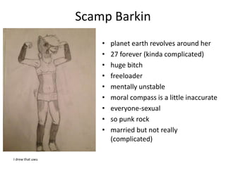 Scamp Barkin Characters | PPTX