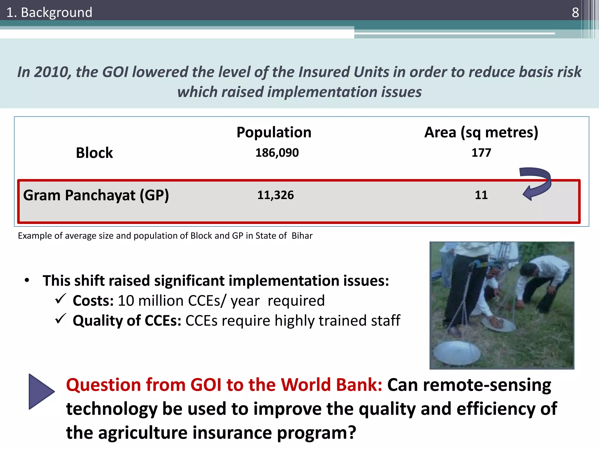 Strategic sampling with remote sensing | PPT