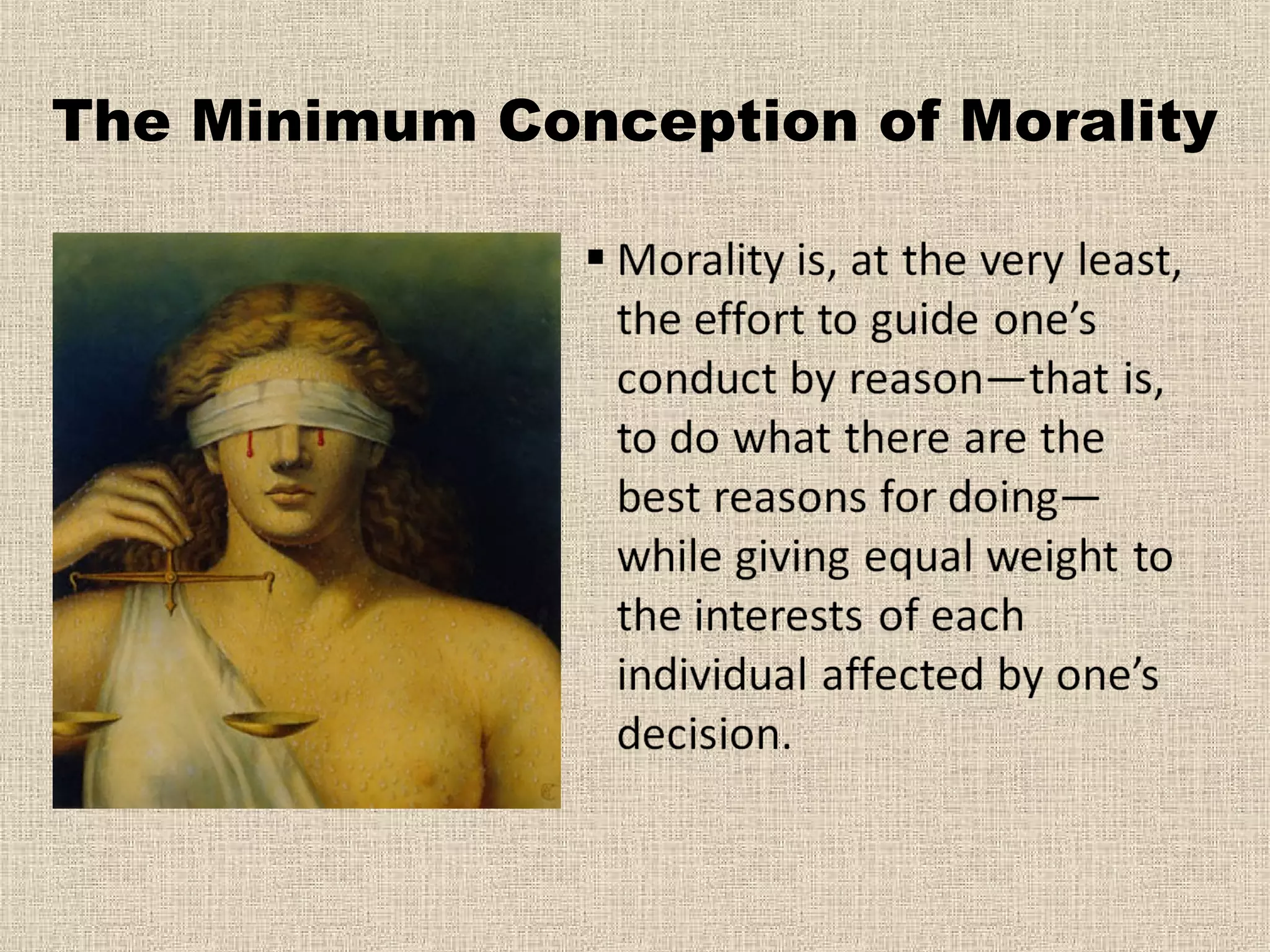 Rachels ch. 1 what is morality | PPT