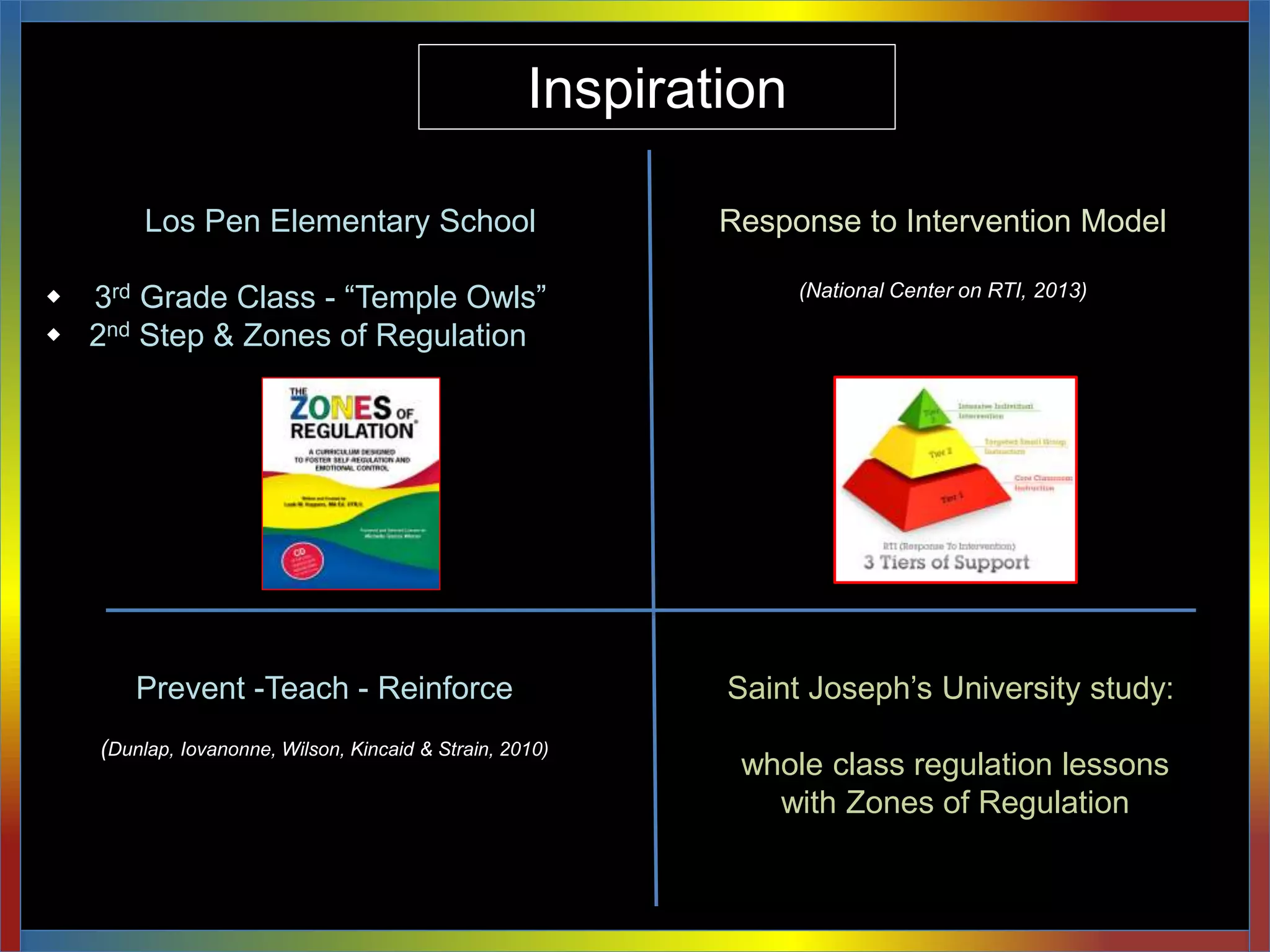 In the Zone: Emotion Regulation in the Classroom | PPTX