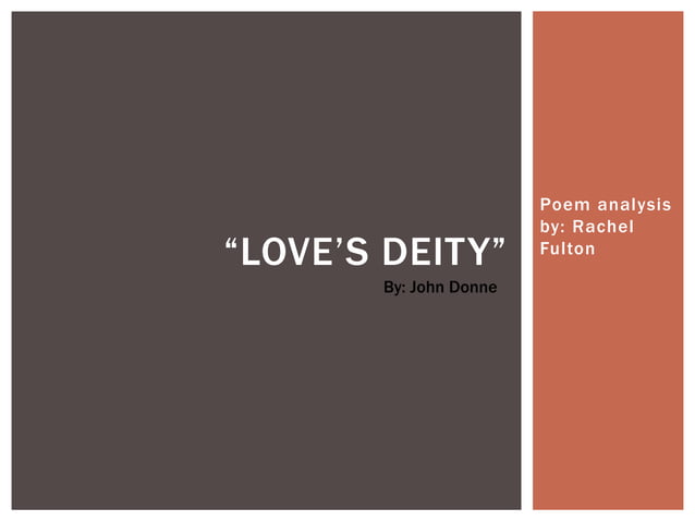 Rachel's Final Poetry Analysis | PPT