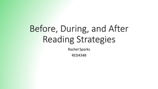 Rachel sparks ca 1_flip chart_reading strategies | PPTX
