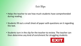 Rachel sparks ca 1_flip chart_reading strategies | PPTX