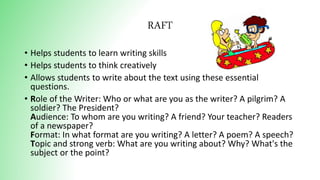 Rachel sparks ca 1_flip chart_reading strategies | PPTX