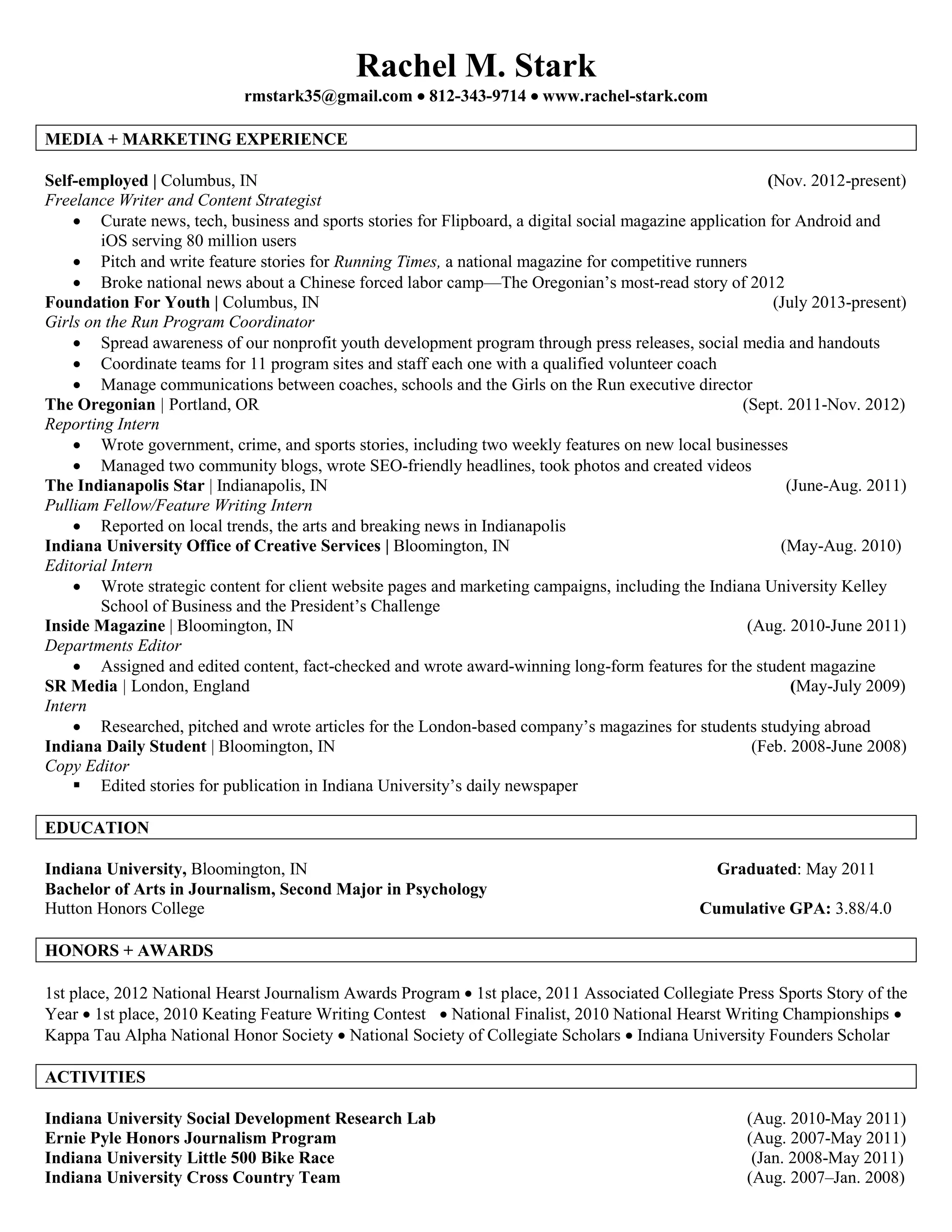 Rachel Stark Resume | DOCX