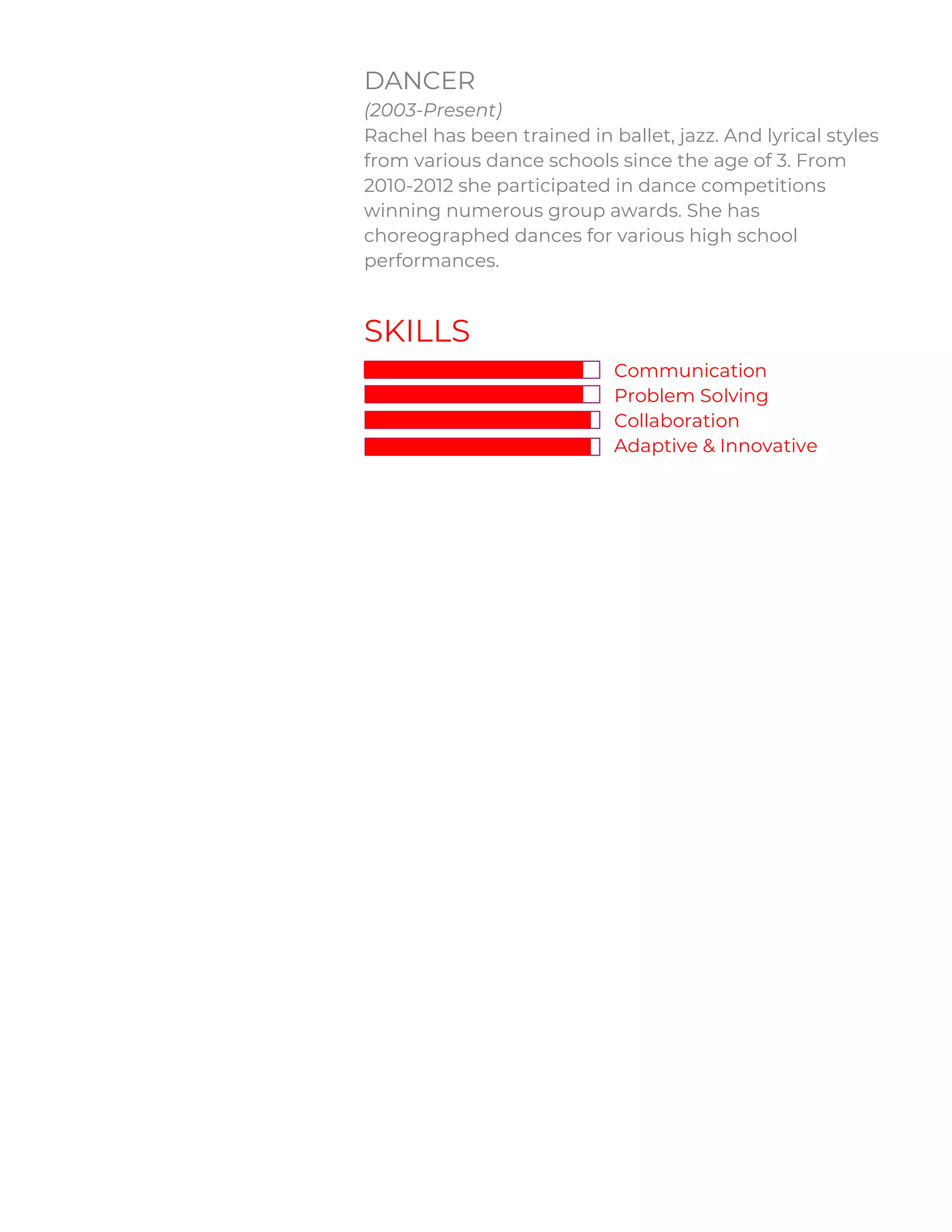 Rachel talent resume branded | PDF