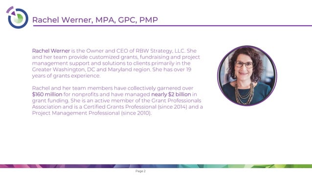 Rachel Werner and Ephraim Gopin Bloomerang presentation Sept. 22, 2022 ...