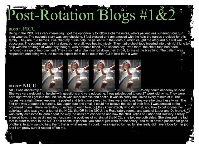 Rachel white powerpoint electronic portfolio | PPT